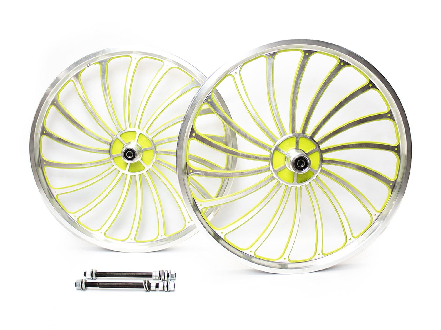 Juego Rines Rodada 20 BMX ACRB07 Verde Plata | Walmart en línea