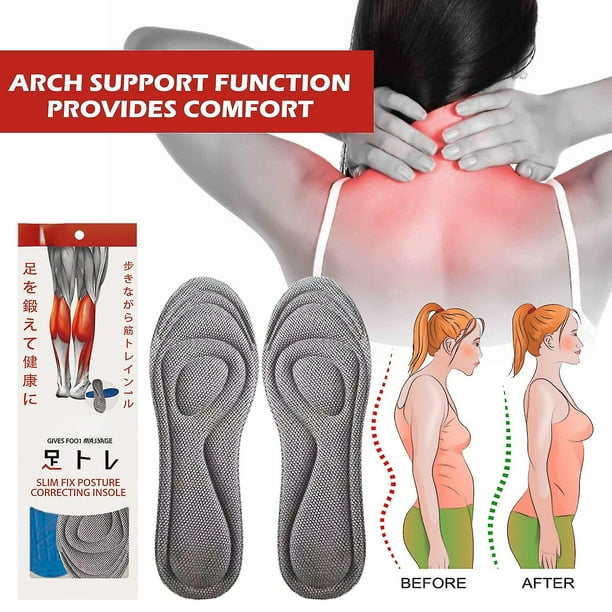 Japan Posture Correcting Insole Improve Posture Eliminate Belly Fat ...