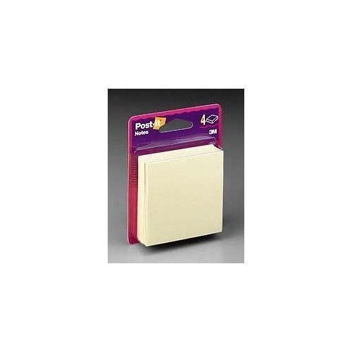 POST-IT NOTE 3X3 YLW 4PK (Pkg of 5) - Walmart.com