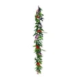 Cififendec Patriotic Green Leaf Garland with Flag Bows, 71", Artificial ...