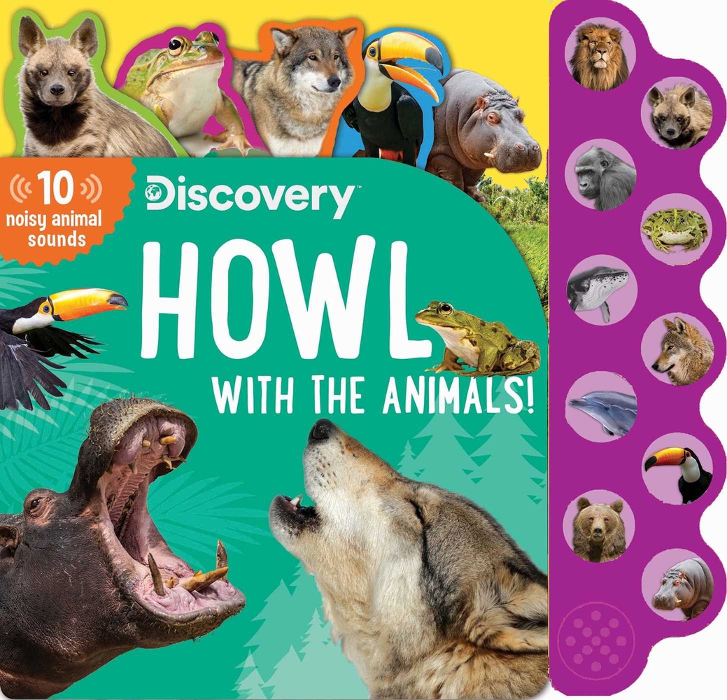 Pre-Owned Discovery: Howl with the Animals! (Board book) 1645177521 ...