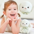 Cute Bunny Plush Toy with Floral Accents, Birthday Gift Stuffed Animal ...