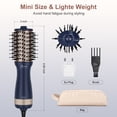 Mini Travel Hair Dryer Brush, Aima Beauty Auto Dual Voltage Volumizing ...