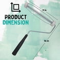 Unvert 9 Inch Paint Roller Frame, for Walls, Ceiling on All Surfaces 4 ...