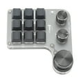 Mini Keypad 9 Keys 3 Knob Rgb Multifunctional Diy Shortcut Programmable