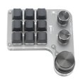 Mini Keypad 9 Keys 3 Knob Rgb Multifunctional Diy Shortcut Programmable