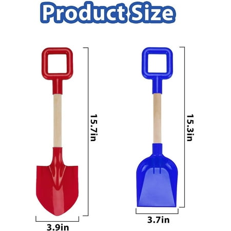 Betterlifefg-beach Spades Sand Shovels For Kids,40cm Sand Pit Toys Sand ...
