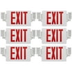 LEONLITE 12-Pack Wet Location LED Exit Sign, Weatherproof Outdoor ...