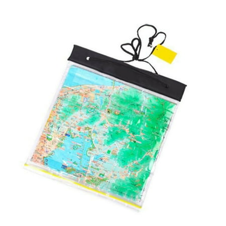 Transparent Portable Holder Dry Camping Map Cover Clear PVC Outdoor ...