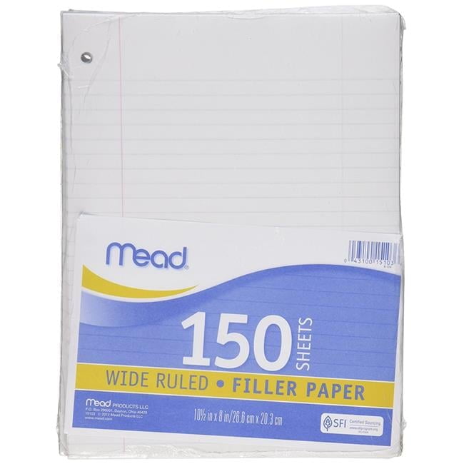 Click here for Pacon Mead Filler Paper  Loose Leaf Paper - Pack O... prices