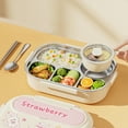 lanema Cartoon Stainless Steels Lunch Box Compartment Design Heat ...