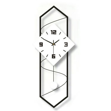 Rectangle Wall Clocks for Living Room Decor Pendulum Wall Clocks ...