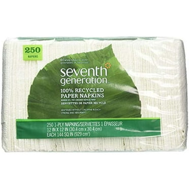 Seventh Generation, SEV13713CT, 100% Recycled Paper Napkins, 3000 ...