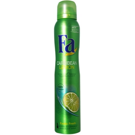 FA Deodorant Spray, Caribbean Lemon 6.75 oz - Walmart.com
