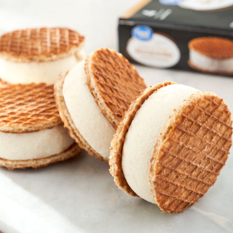Waffle Cone Ice Cream Sandwich