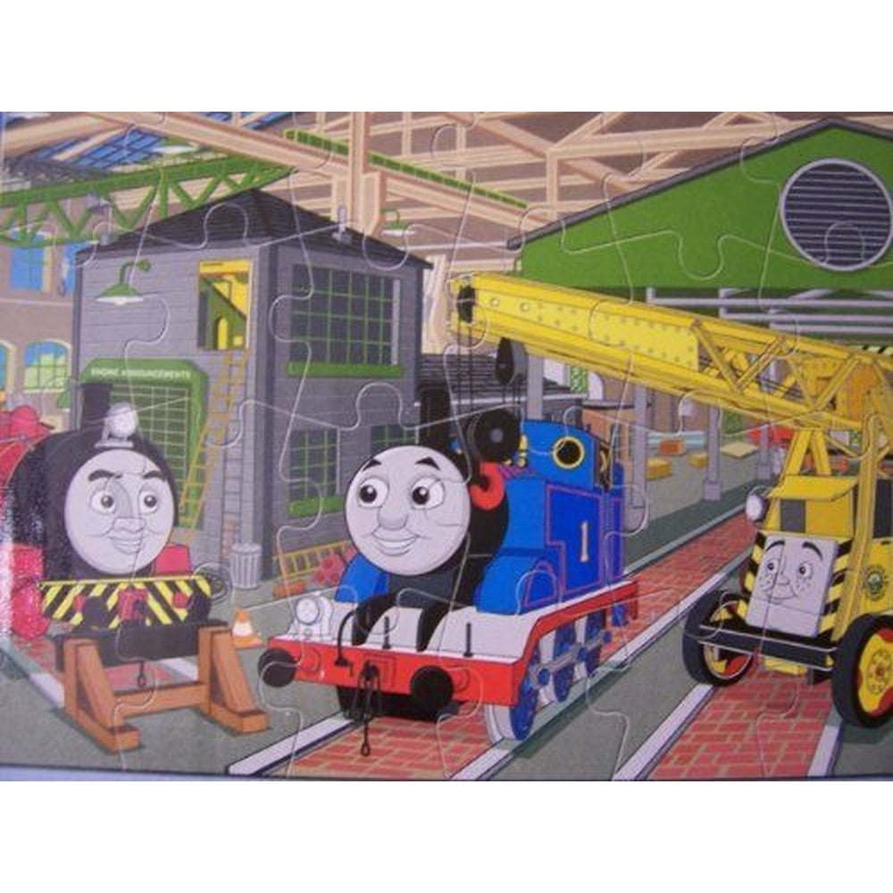 Thomas & Friends; Thomas, James, & Kevin the Crane (24 Piece Wooden ...