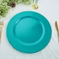 Efavormart 6 pcs 13" Turquoise Beaded Round Charger Plates for Tabletop ...
