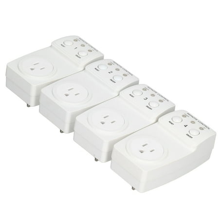 Smart Wireless Socket, Easy Operation US Plug 120V Compact Size Remote ...