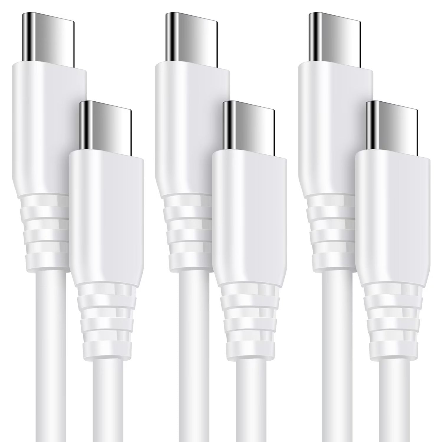 USB C Cables,USB C to USB C Cable 10ft 3 Pack FiveBox Android PD Fast ...