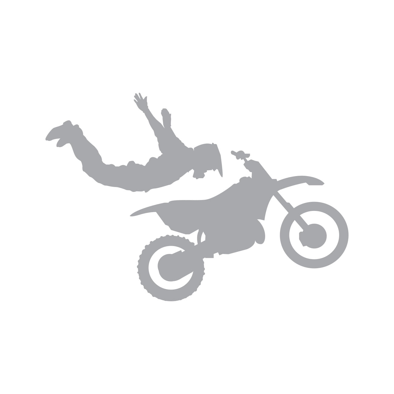 Freestyle Motorcross Stunt Sticker Decal Die Cut - Self Adhesive Vinyl ...