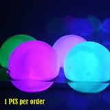 Deco Ball LED Color Floating Ball, Mood Light Garden Great for Pool ...