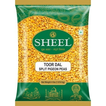 NY SPICE SHOP Split Pigeon Peas - 5 Pound - Toor Dal - Split Peas ...