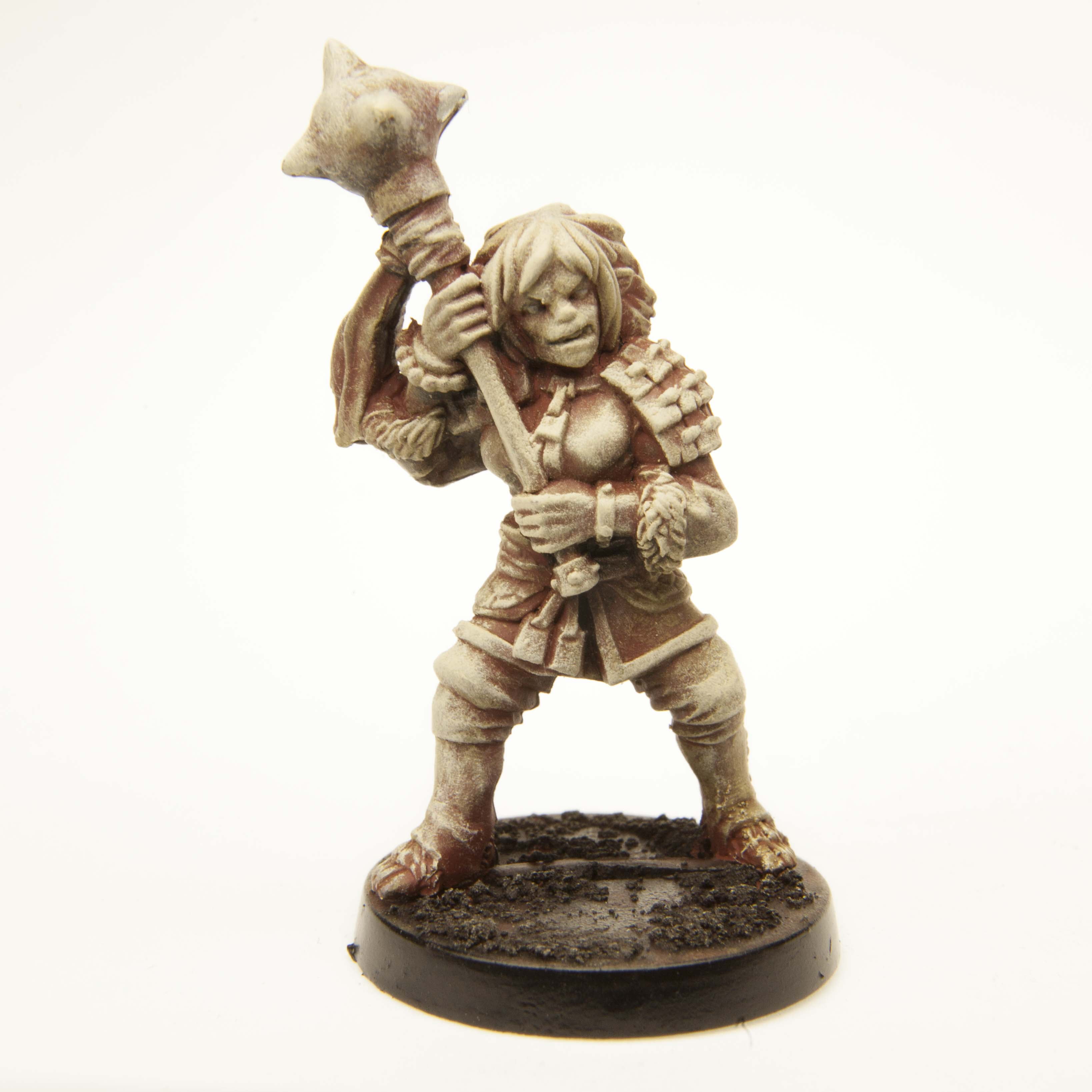 Role Playing Miniatures TTWG miniatures DnD Custom painted Orc Glaive ...