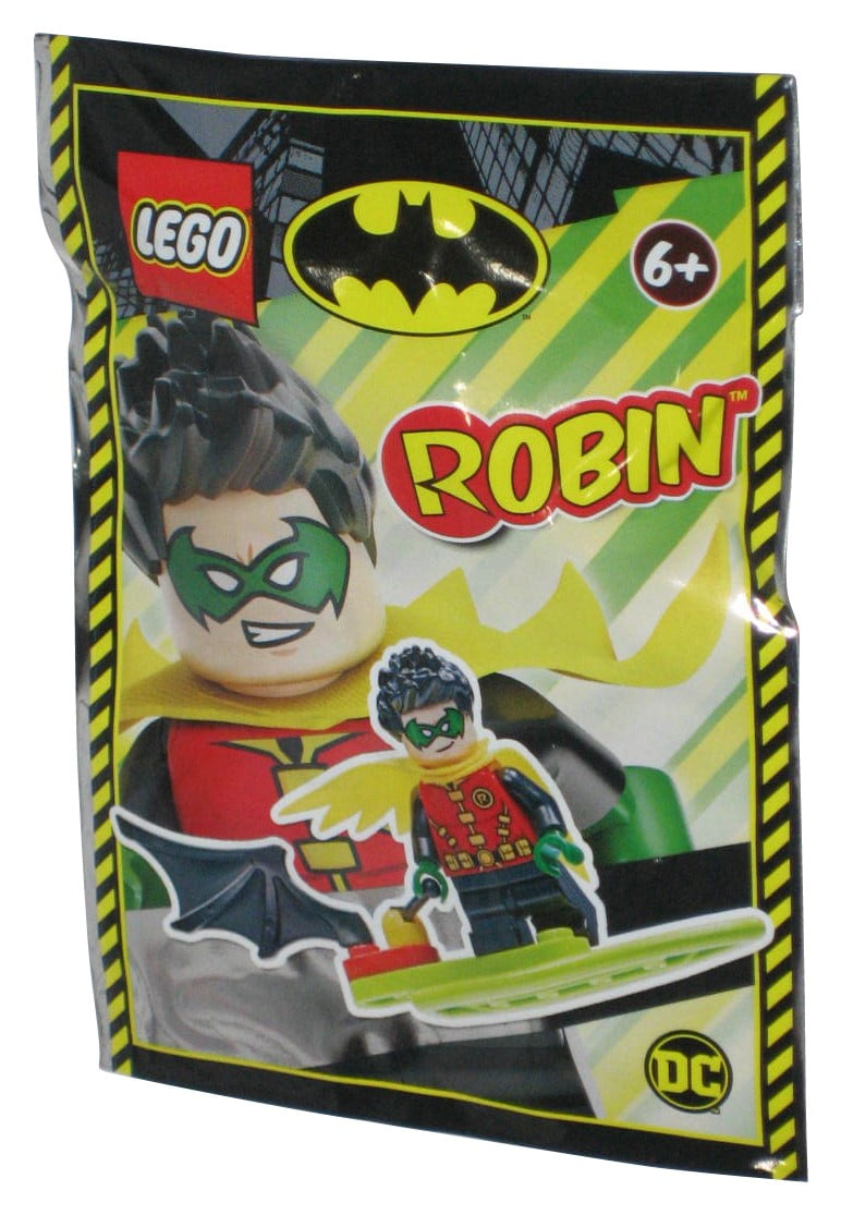 LEGO DC Robin w/ Surf Board Mini Figure 212114 - (Foil Bag Packaging ...