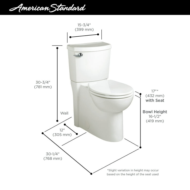 Elongated Toilet Dimensions