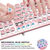 X9 Wired Full Size Mechanical Gaming Keyboard and Mouse, White LED ...