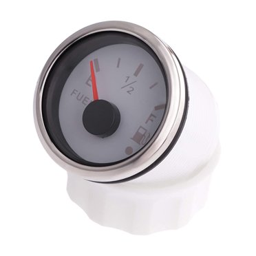 52mm Fuel Level Gauge Fuel Level Sensor 0~190 Ohm 240-33ohm With Red Backlight For Car Boat ...