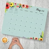 2020 Classic Floral Large Desk Pad Calendar 22x17 Monthly Blotter - for ...