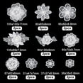 1 Set AHADEMAKER 20Pcs 10 Style Sew on Computerized Embroidery ...