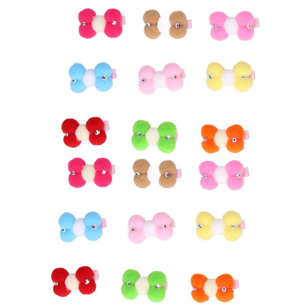 Dog Hairpin, Cute Simple To Wear Dog Bow Compact Attractive Rich Colors ...