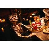 "Lifesize Two-Headed Skeleton Halloween Decor - Posable, Hanging ...