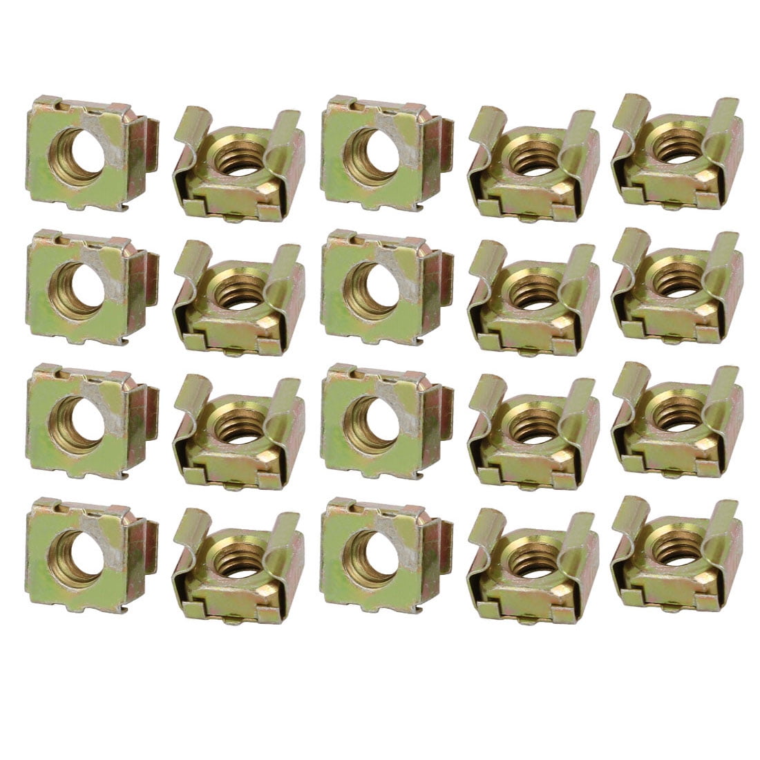 20pcs M6 65Mn Spring Steel Captive Cage Nut for Server Shelf Cabinet ...