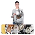 DABEN Dog Sling Carrier,Puppy Sling Hands Free Reversible Pet Papoose ...