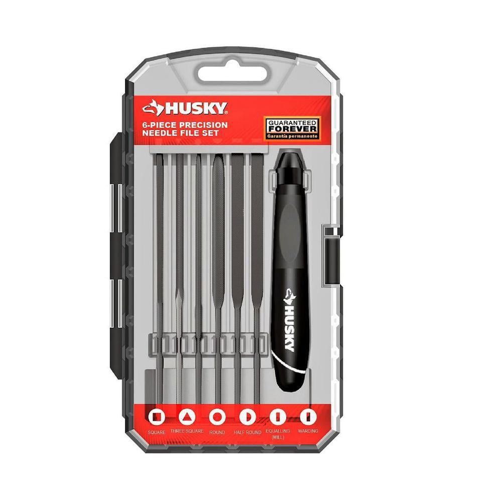 Steel Precision File Set with Storage Case (6-Piece) (D) - Walmart.com