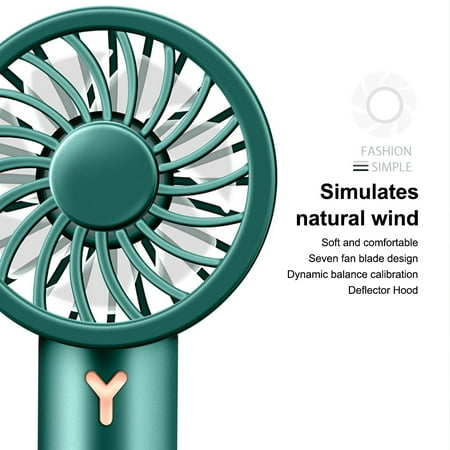 Handheld Fan Adjustable Rechargeable Portable Cooling Device Travel ...