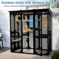 Large Catio Outdoor Cat Enclosure Walk in Cat House for Mulitiple Cats ...