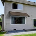 BACKYARD BEAUTIFUL Metal Awning 80" x 36", Front Door and Window Canopy ...