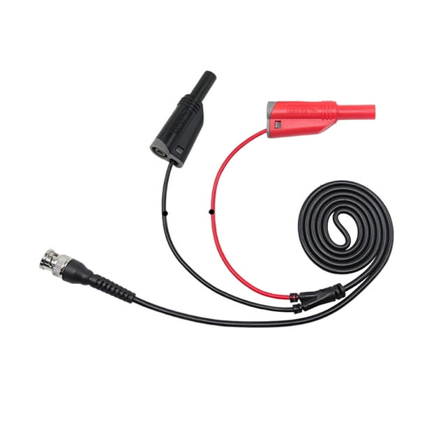 Ustyle BNC Test Leads 4MM Banana Plug Mini Flexible Cable Skid-proof ...