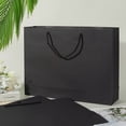 CCOCC 2026 New 3Pcs Black Paper Gift Bags Paper Goodie Bags Large ...