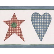 Trimz Americana Star Spangled American Flag Rustic Patriotic Wallpaper ...