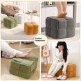 30.7-Inch Wide Upholstered Ottoman Coffee Table Foot Rest with Sturdy ...