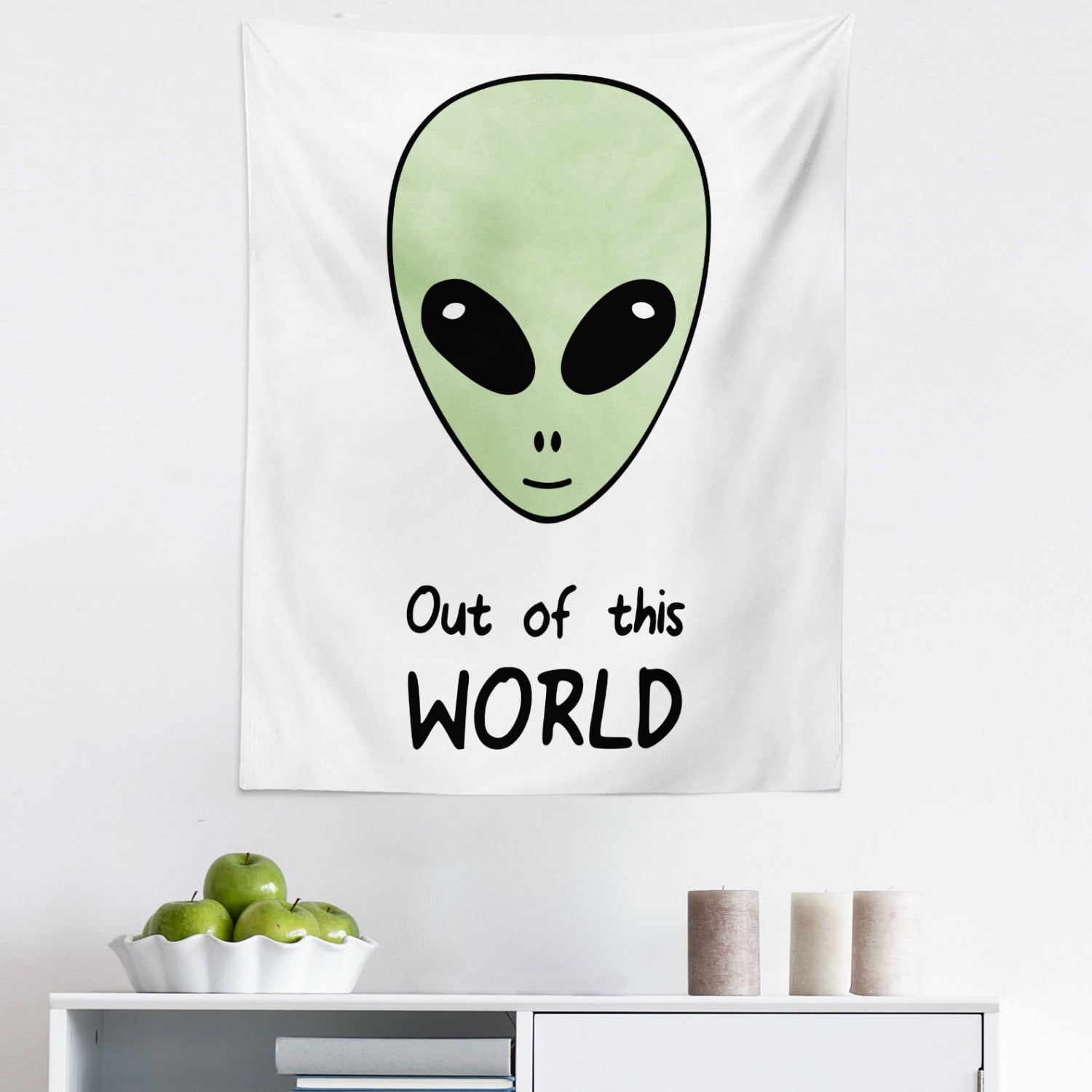 Alien Tapestry, Out of This World Extraterrestrial Creature Outer Space ...