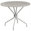 Costway 31.5"-63" Extendable Patio Table L-shaped Brace Included for ...