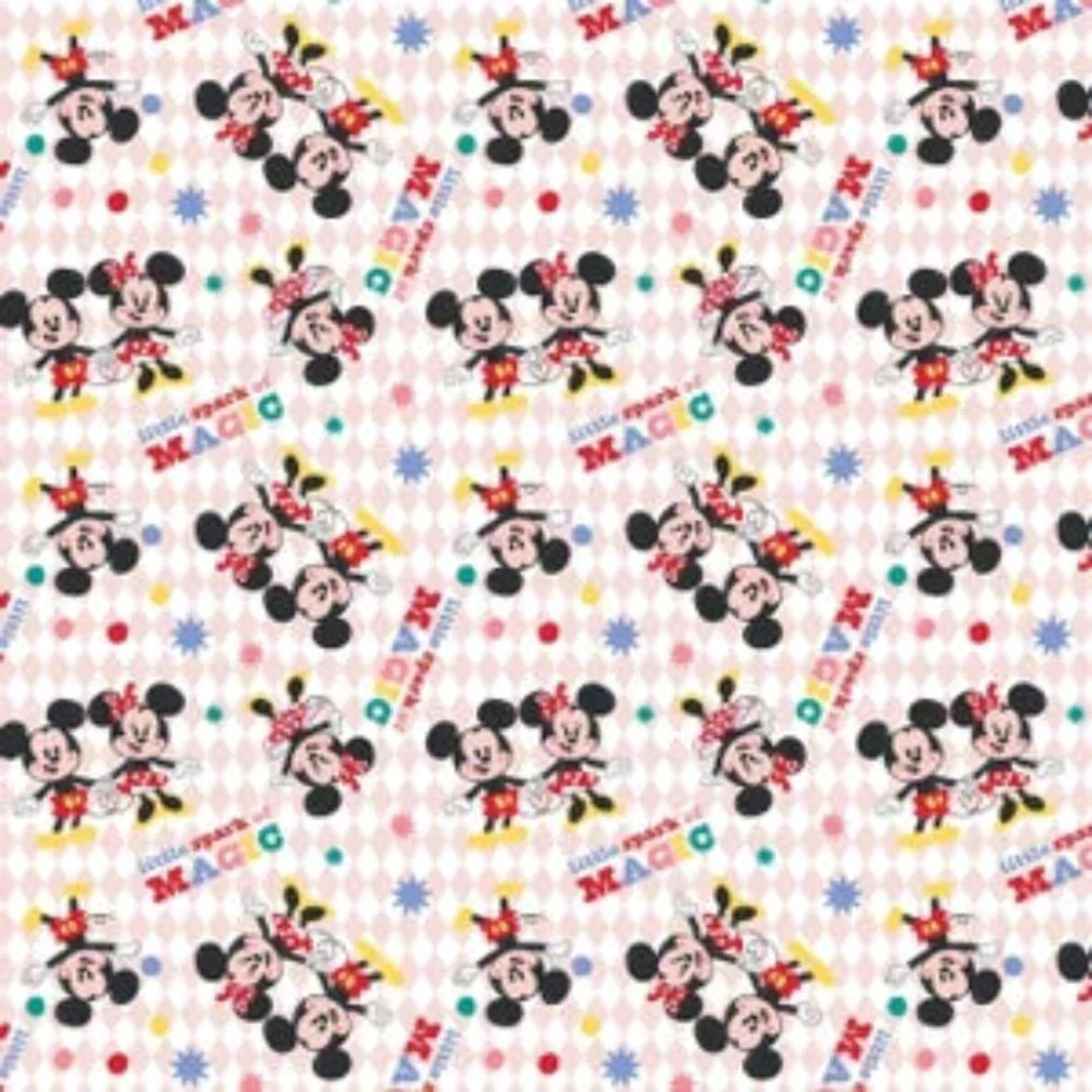 Disney Mickey Mouse Nursery Magic Cotton Fabric - Walmart.com