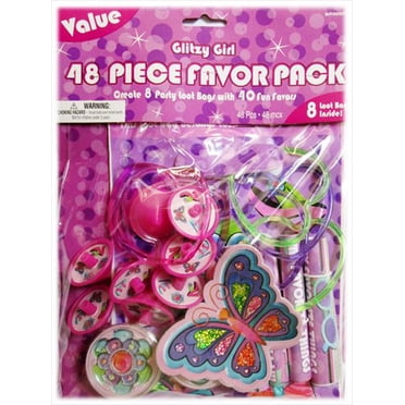 Justice League Girls Favor Pack (48pc) - Walmart.com