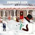 Zimtown Inflatables Snowman Outdoor Christmas Decorations for Holiday ...